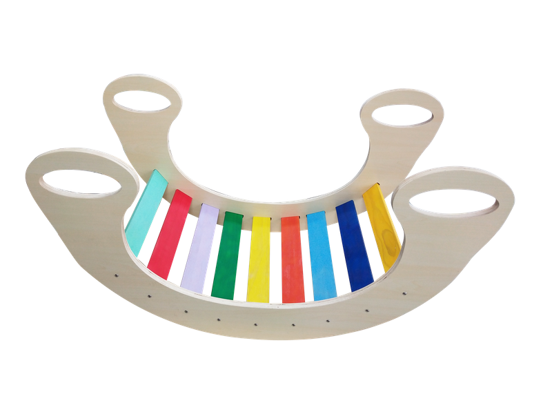 Wooden Rainbow Rocker for Kids from China manufacturer - Kindercasa ...