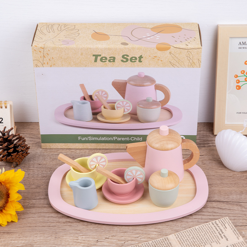 Wooden Toy Afternoon Tea Set from China manufacturer - Kindercasa ...